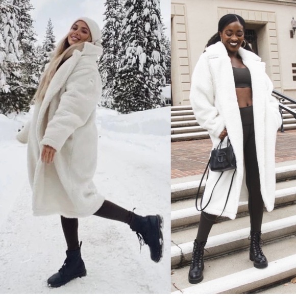 ALO Yoga | Jackets & Coats | Alo Yoga Sherpa Oversized Classic Trench ...